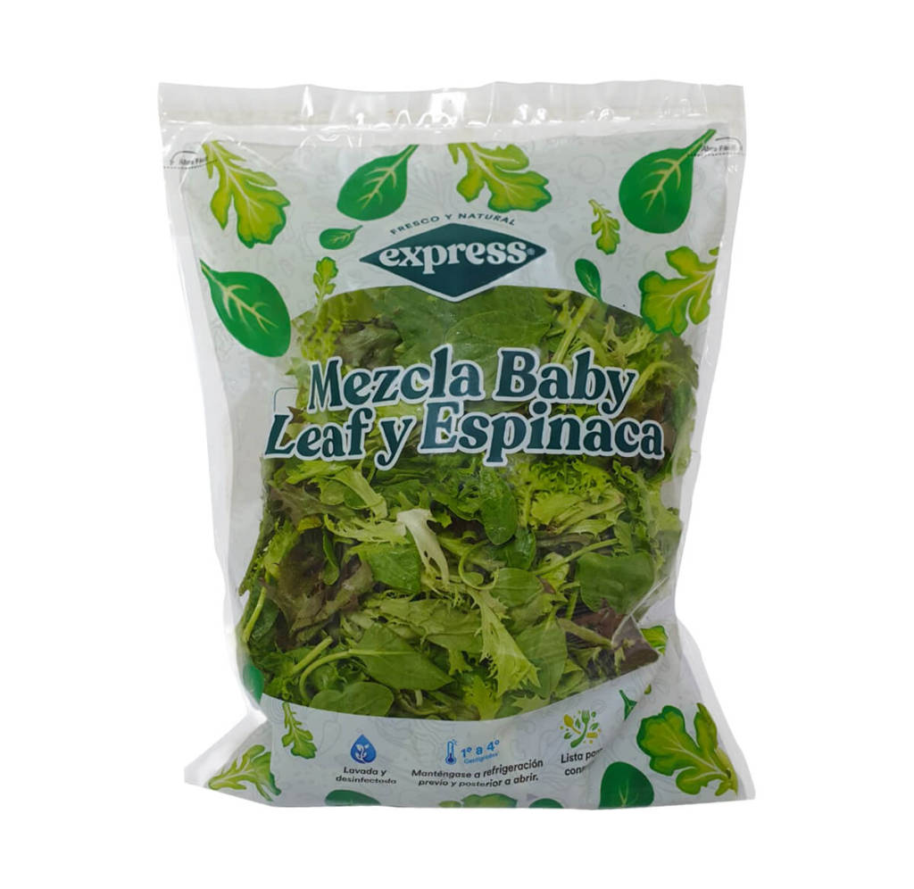 Mezcla de Baby Leaf y Espinaca – Express
